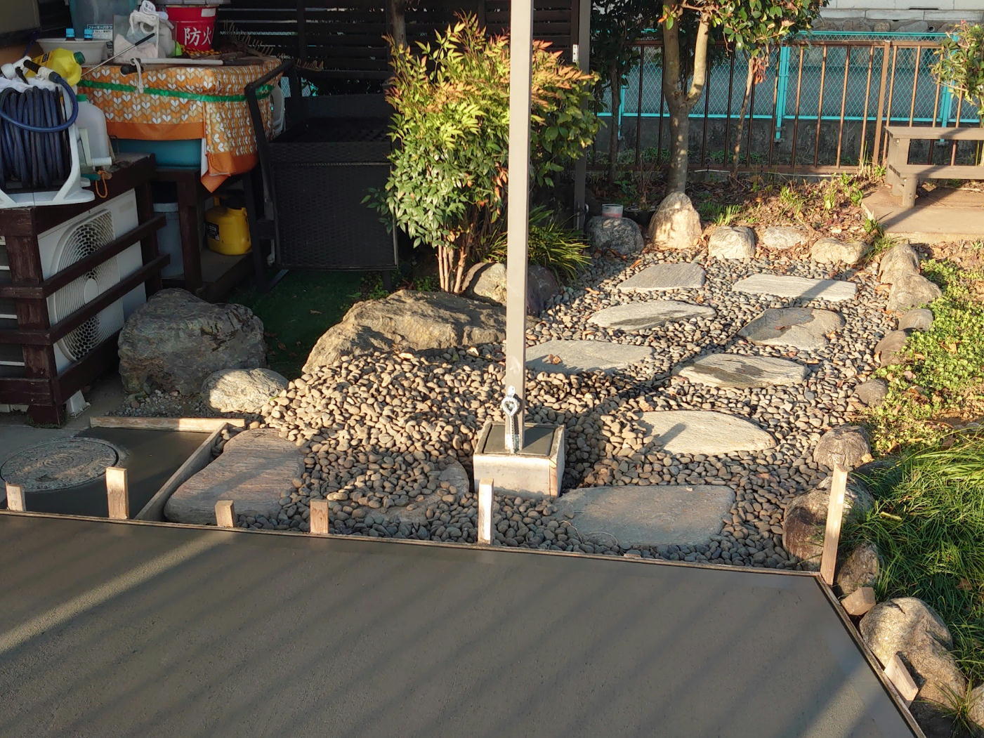 シェードガゼボ周りの整備 後編: ちょろパパ、日々のあれこれ